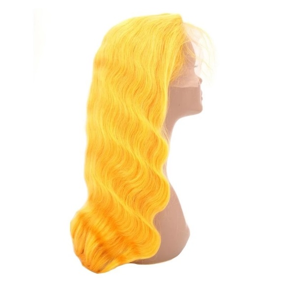 Accessories | New Yellow Flame Body Wave Front Lace Wig 2 | Poshmark